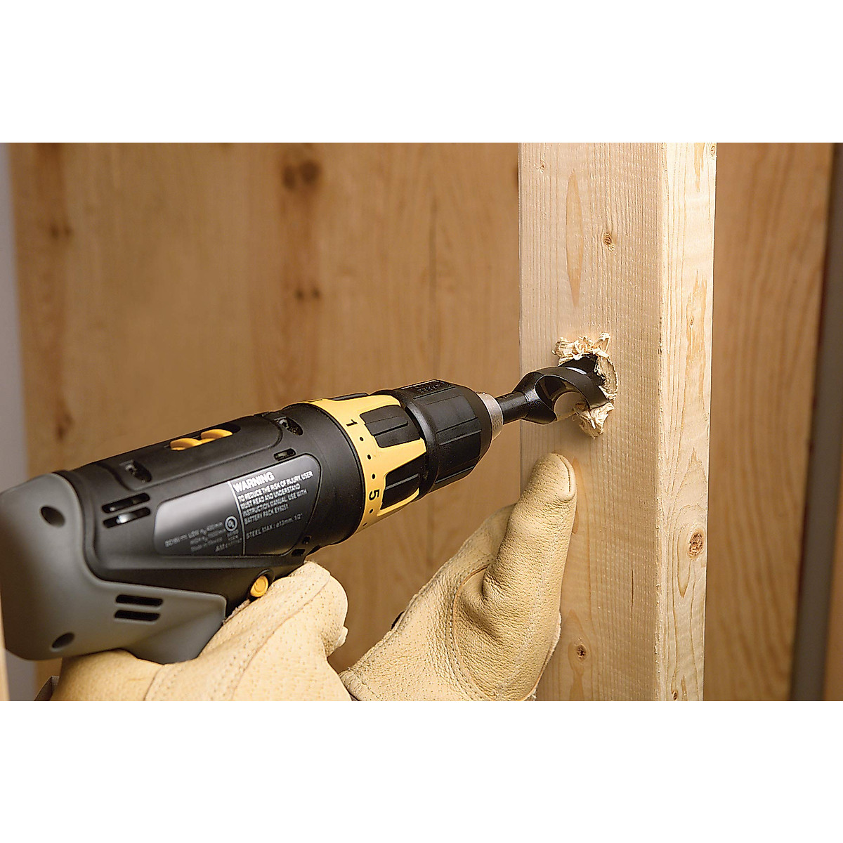 IDEAL Electrical 35-814 Nailbiter™ 7-1/2 in. Ship Auger – 7/8 in. Drill Bit w/ Dual-Helix Head, 60 deg. Angled Design