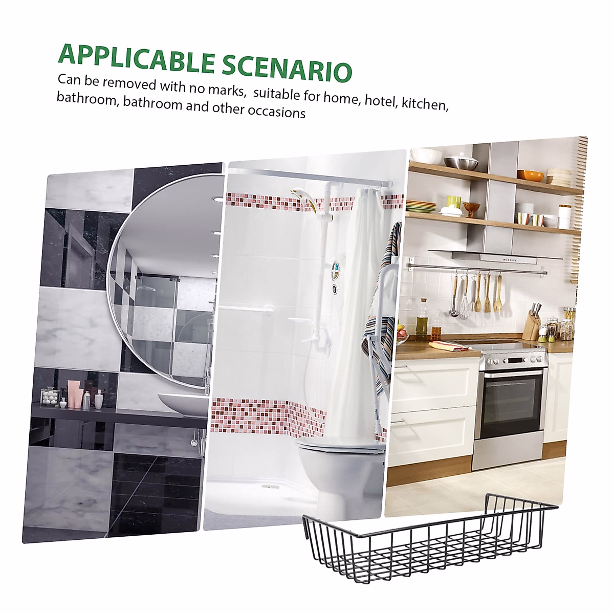 Zerodeko 2pcs Pegboard Grid Panel Board Shelf Storage Basket Grid Wall Basket Peg Board Accessoris Sundries Wall Shelf Grid Panel Board Basket Grid Panel Shelf Wire Straight Shelf