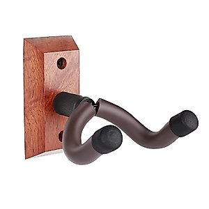 HilerPunk Guitar Wall Mount,1-Pack, Wood Guitar Ukulele Wall Hangers,Hooks,Holders,Stands,Guitar Accessories for Acoustic Electric Bass Guitar Ukulele Banjo Mandolin