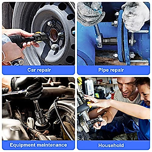 BSUXMAFG 5PCS Lug Nut Remover, 1/2-Inch Drive Bolt Nut Extractor Set, Easy Out Bolt Extractor Set for Damaged, Frozen, Studs, Rusted, Rounded-Off Bolts & Nuts Screws