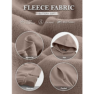 Trendy Queen Womens Oversized Sweatshirts Long Sleeve Shirts Fall Fashion 2024 Cute Fleece Hoodies Sweaters Casual Y2k Clothes Pullover Winter Outfits Teen Girls