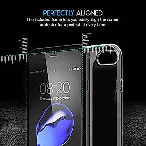Purity Glass Screen Protector for iPhone 8 Plus / 7 Plus (3-Pack) [w/Installation Frame] Tempered Glass Screen Protector Compatible with Apple iPhone 8 Plus, iPhone 7 Plus [Case Friendly] (3 Pack)