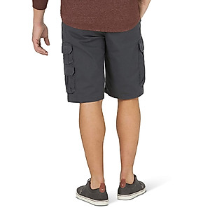 Wrangler Authentics Men's Stretch Twill Cargo Shorts, Asphalt, 46