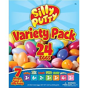Crayola Silly Putty Bulk Variety Pack, Sensory Putty, Fidget Toys For Kids, Gifts, 24 Eggs [Amazon Exclusive]