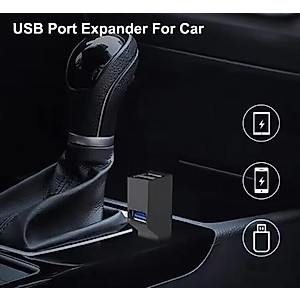 3-Port Mini USB 3.0 Hub, USB Expansion Hub, Snlrntin USB Adapter Multi USB Port for Laptop, MacBook, Mac Pro, Mac Mini, iMac, Tablet and More