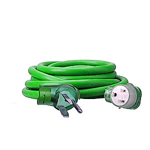 8/3 Welder Extension Cord 25 ft 10,000 Watts Nema 6-50 250-Volt Welder Extension Cord 8 Gauge Lighted end 220 Welder Extension Cord 50 amp Welding Extension Cord 25 ft 6/3 Plug