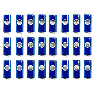 Calculable 24 Rolls 4.33" x243' (110mm X 74m) Thermal Transfer Wax Ribbon Barcode Ribbons Wax Ribbons 1inch Core and 1/2inch Vice Core for Datamax Zebra Intermec Sato Eltron