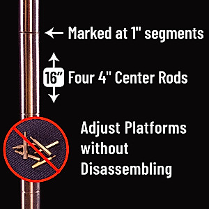 3D Combat Risers – Elite Set | Quick Change Height Feature | Multiple Platforms | Flyer Flight Stand