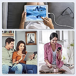 iPhone 14 13 12 Fast Charger, [4Pack] Apple 14 13 Charger Block with (4×6FT) USB C to Lightning Cable Fast Charging, USB Type C Wall Charger for Apple iPhone 14/13/12/11 Pro Max/XS/SE/iPad/AirPods