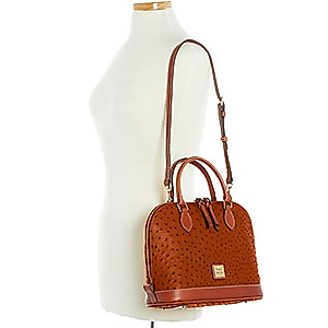 Dooney & Bourke Ostrich Zip Zip Satchel