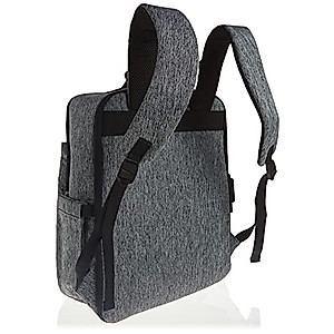 Skip Hop Diaper Bag Backpack: Baxter featuring Large Capacity, Ergonomic Design, with Changing Pad & Stroller Attachment, Textured Grey