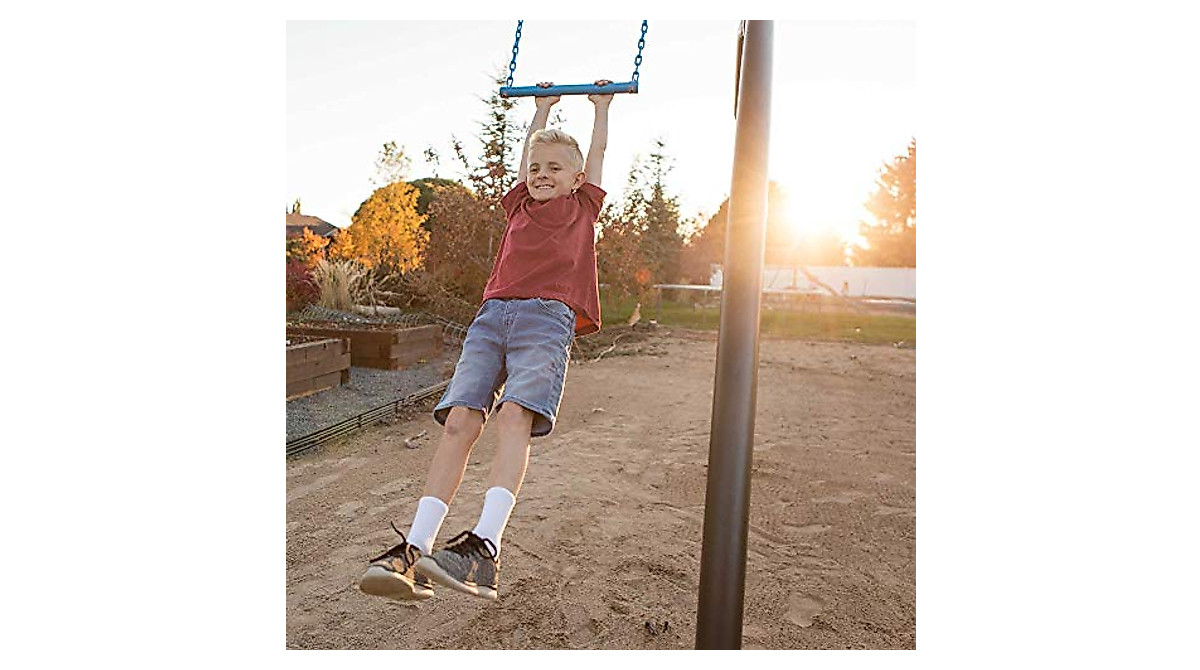 Lifetime Adventure Tower Swing Set in Blue — Durable Outdoor Playset