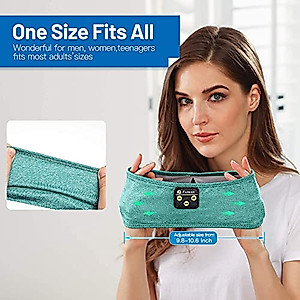 Sleep Headphones Bluetooth Headband, Perytong Sports Bluetooth Headband Headphones with Thin Speakers, Sleep Earbuds, Sleeping Headphones for Workout Running Yoga Nap, Gift for Men and Women