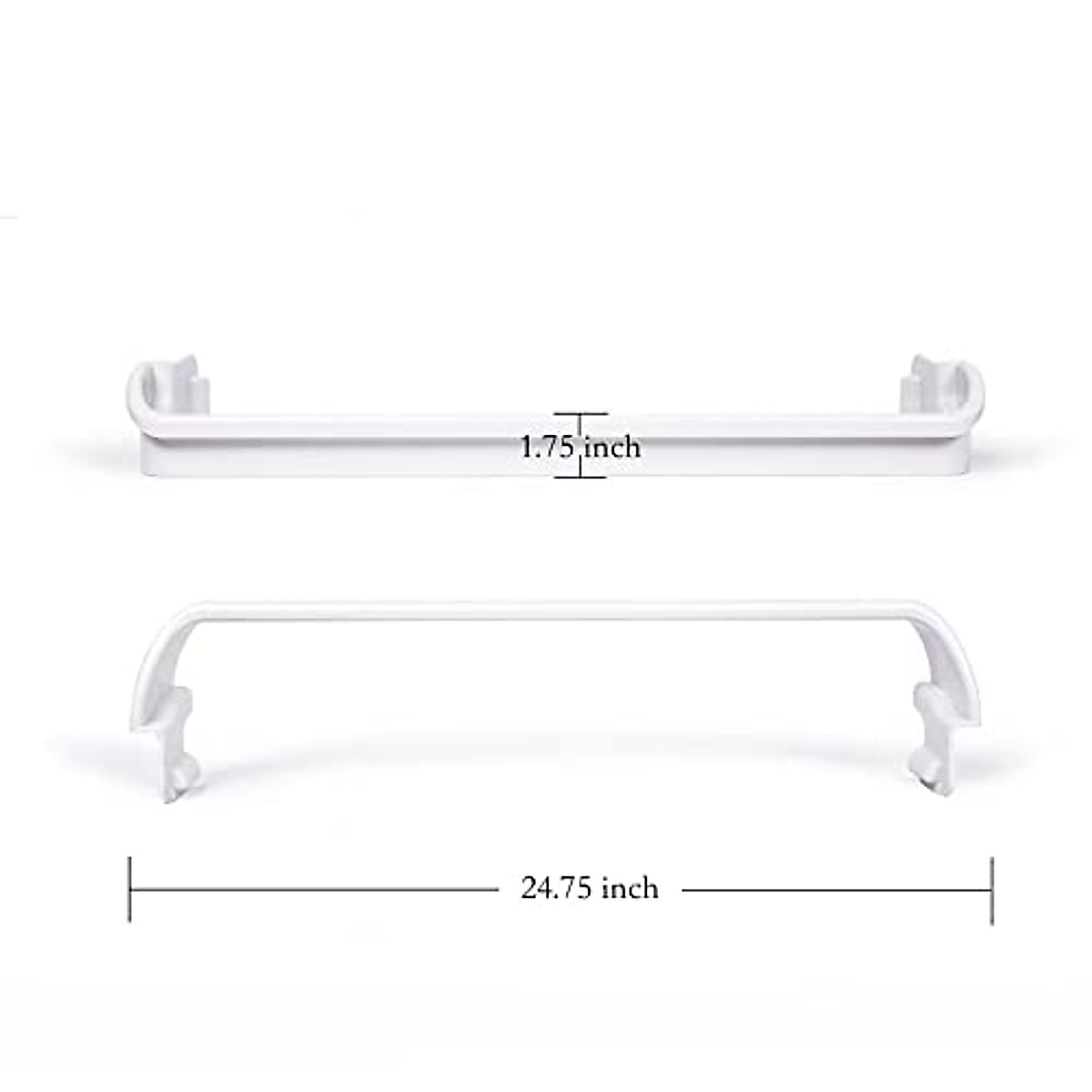 White ，240534701 Door Bar Rack Compatible with Frigidaire or Kenmore Refrigerator，PS734936, AP3214631, 948952