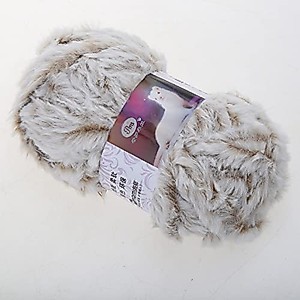 50g/Ball DIY Plush Thick Knitting Yarn Multicolor Hand-Woven Crochet Thread for Baby Warm Hat Scarf Skin So Soft