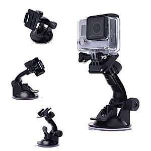 Smatree Suction Cup Mount Compatible for GoPro MAX / GoPro Hero 9/8/7/6/5/4/3+/3/Session/GOPRO HERO 2018/DJI OSMO Action Camera