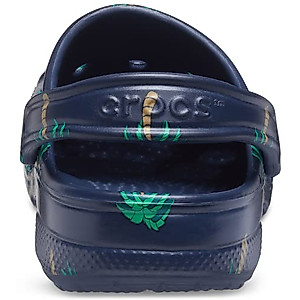 Crocs Unisex Men's and Women's Baya Graphic Clog, Tropical Palm Tree, Numeric_7 US