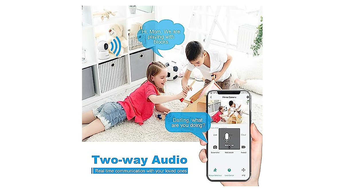 STAMOL 2K WiFi Security Camera - Monitor Your Home