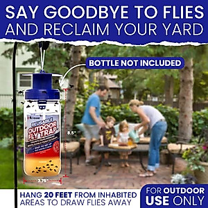 Fly Trap Bait Refills 3x30g. Natural Fly Magnet Bait Refill for All Reusable Outdoor Fly Traps. Fly Bait Refill Packets Fly Attractant Fly Bait Granules. Fly Trap Attractant