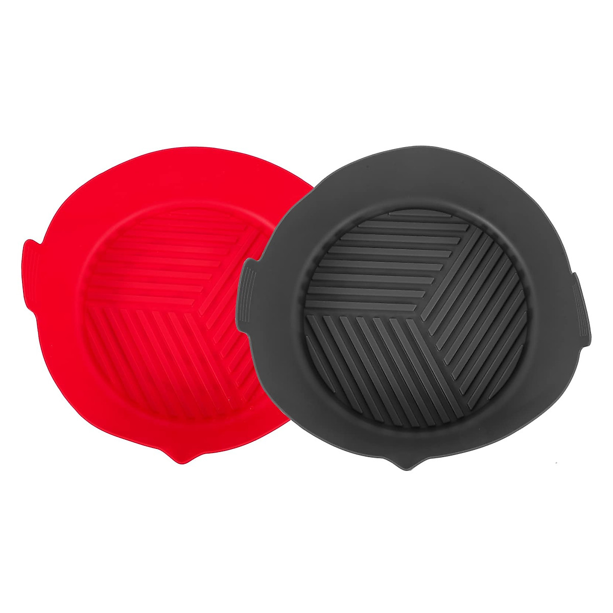 Holibanna 4 Pcs Silicone pad for air Fryer Silicone Trivet Rack Lifter air Fryer Baking Tray Steamer Trivet Silicone Steamer Lifter Silicone Baking Liner bakeware Suspenders