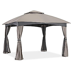 ABCCANOPY 8x8 Outdoor Gazebo - Patio Gazebo with Mosquito Netting, Outdoor Canopies for Shade and Rain for Lawn, Garden, Backyard & Deck (Gray)
