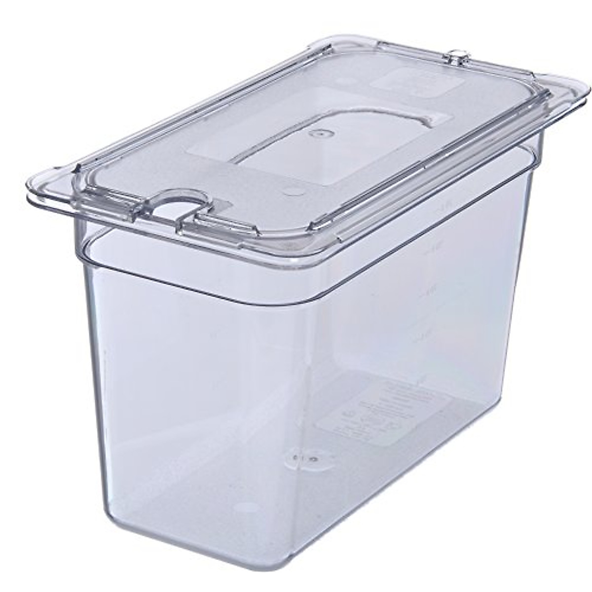 Carlisle FoodService Products Plastic Food Pan 1/3 Size 8 Inches Deep Clear