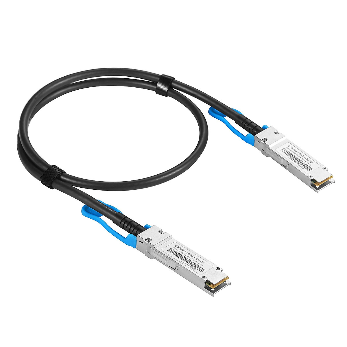 100G QSFP28 DAC Cable - 100GBASE-CR4 QSFP28 to QSFP28 Passive Direct Attach Twinax Copper Cable Compatible with Cisco QSFP-100G-CU1M, 1-Meter (3.3ft)