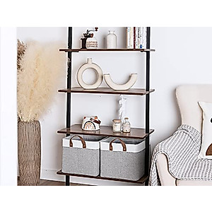 StorageWorks 3-Pack Closet Storage Bins with 2-Pack Rectangle Closet Baskets