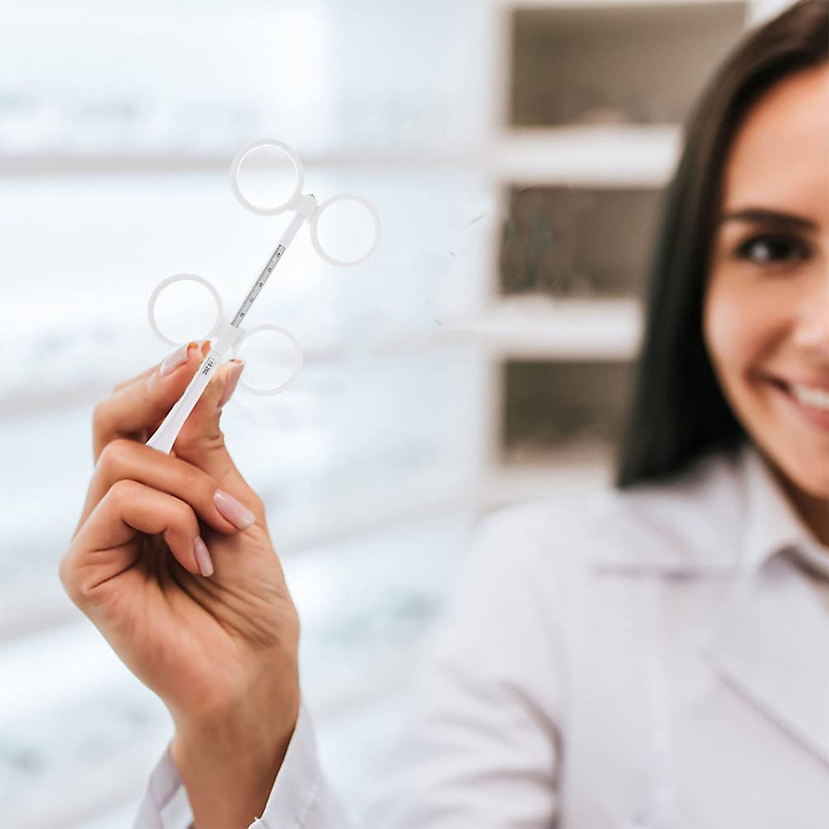 Scicalife 3pcs Confirmation Flipper Set Glass ±25° ±0. 5° ±100° Plastic Optometry Trial Lens for Ophthalmic Lens Tool Pinhole Glasses