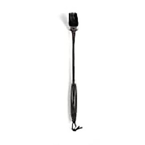 Schmidt Brothers - BBQ Ash 4 Piece Grill Set, Full-Forged Stainless Steel Grilling Utensils Including Spatula, Fork, Basting Brush, and Tongs with All Wood Handles