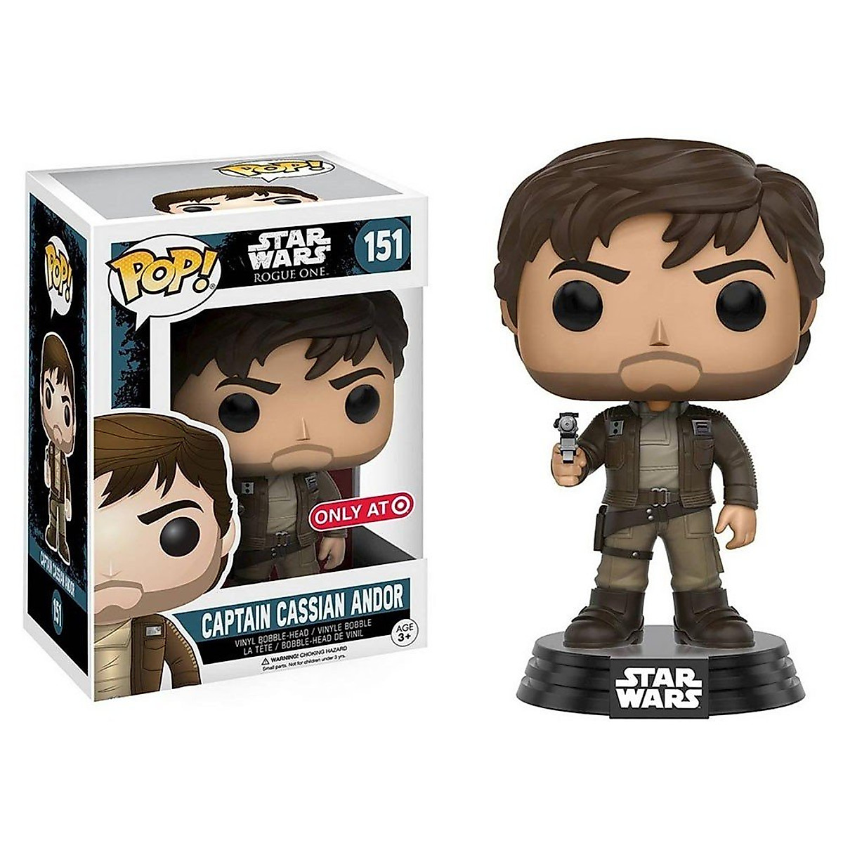 Funko POP! 10451 "Star Wars Rogue One Captain Cassian Andor Bobble Toy