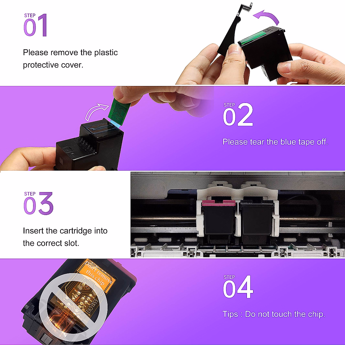 ColoWorld Remanufactured 56 Ink Cartridges Replacement for HP 56 XL 56XL Black Fit for HP OfficeJet 5610 6110 5510 4215 PhotoSmart 7660 7760 7960 DeskJet 5550 5650 450 PSC 1315 2210 Printer (2 Pack)