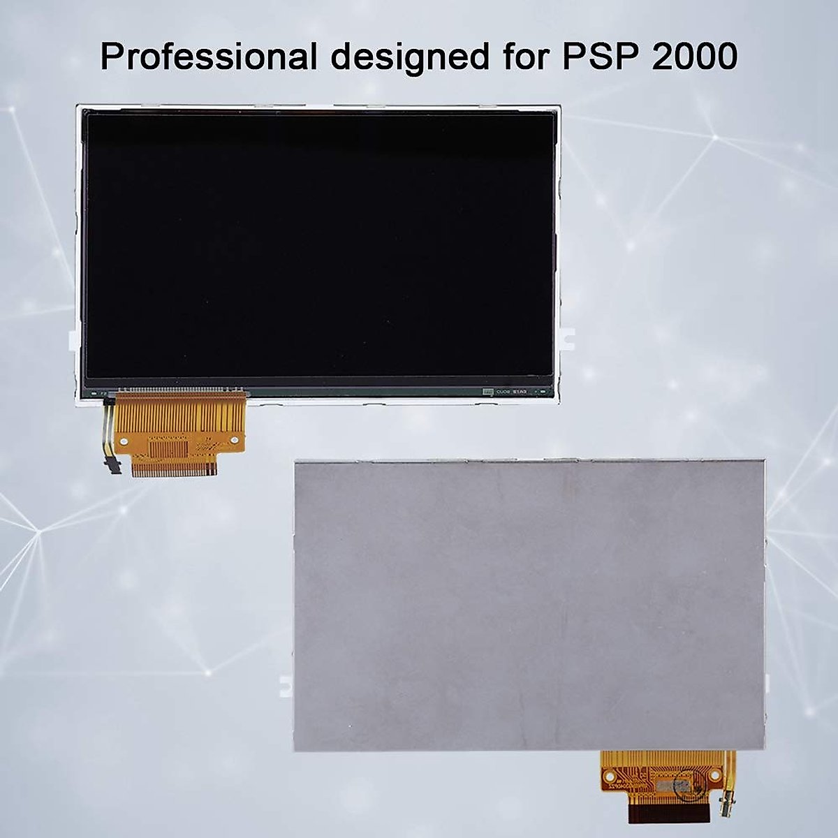 Mugast Fix Repair Replacement LCD Display Screen for PSP 2000 2001 2003 2004, Game Console Backlight Monitor Screen Replacement with Professional Chip Sets for Excellent Performance