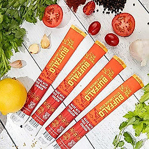 The New Primal Buffalo Chicken Sticks, Keto, Gluten Free Healthy Snacks, Sugar Free Low Carb High Protein, Jerky Meat Stick, 9g Protein, 20 Ct