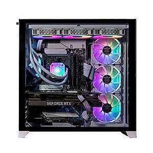 Velztorm Lux Gaming & Entertainment Desktop PC (AMD Ryzen 9 5950X 16-Core, 128GB RAM, 8TB PCIe SSD, GeForce RTX 4080 Super 16GB, WiFi, HDMI, USB 3.2, USB 3.1, Display Port, USB 3.0, White, Win10P)