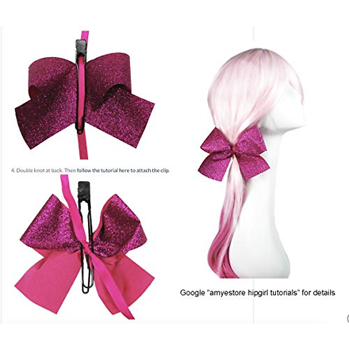 HipGirl Gift Wrapping Supplies - 2ct DIY Hair Bow Maker Hands Free Tool - Make Christmas Bows for Gift Wrapping Yourself. Make the Christmas Wrapping Gift Bows for Christmas Presents Easily