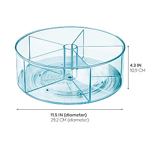 iDesign Linus Turntable, Blue