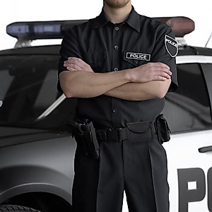 Glove Pouch for Duty Belt, Double Glove Holder Latex Disposable Pouch Nylon for Police Firefighter EMS Paramedic First Responders Ullnosoo for 2 and 2.25" Belt