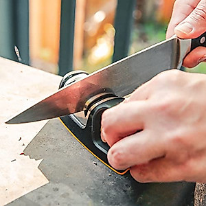 Work Sharp Kitchen Edge Sharpener - Ergonomic - For Chef, Santoku, Paring, & Serrated Knives