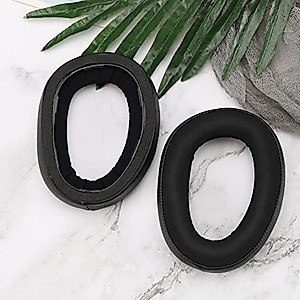 1 Pair Ear Pads Compatible with Sennheiser GSP 600 GSP 670 GSP 500 GSP 550 Headphones Comfort Leather Ear Cushions Headset Repair Parts Black