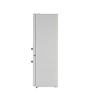 iio Retro Refrigerator With Bottom Freezer - Full Size 24 Inch Wide 11 Cu Ft - Frost Free, Fast Cool, 360° Multiflow Cooling, Space Saving, Environmentally Friendly (Left Hinge, White)