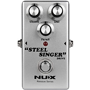 Briskdrop NUX Steel Singer Overdrive Pedal Bundle with Power Supply, steelsingerpsu