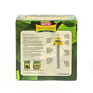 Kaytee Wild Bird Finch Station Soft Mesh Sock Feeder, Includes 2 Socks