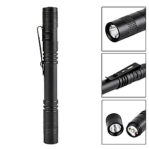 Tileon Pen Flashlight,10PCS Led Pen Light Flashlights with Clip,500 Lumen Mini Flashlight Medical Penlight
