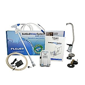 FloJet BW5000 Bottled Water System Plus Chrome Long Reach Faucet KIT