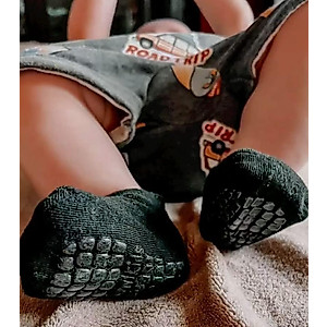 Simply Kids Toddler Socks with Grippers for Boy and Girl 1t-2t 2t-3t, Non Slip Baby Grip Socks for 12-18 18-24 Months