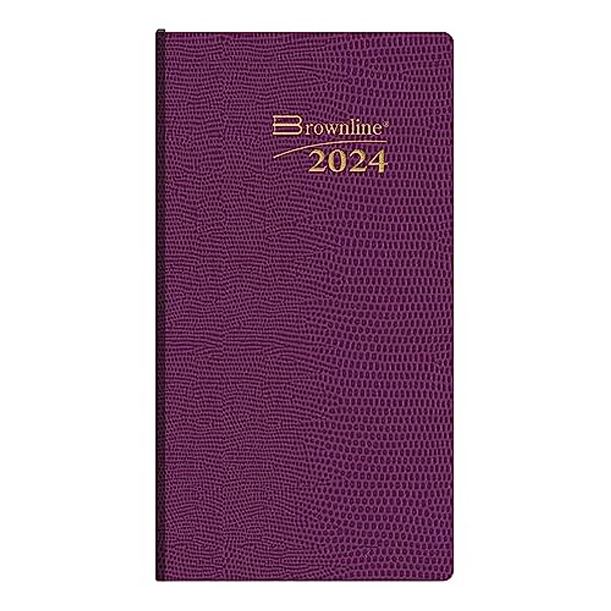 Brownline 2024 Traditional Weekly Pocket Planner, Appointment Book, 12 Months, January to December, Perfect Binding, 6" x 3.125", Assorted Colors (CB403.ASX-24)