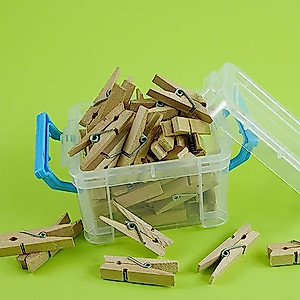 Leisure Arts Natural Clothespins Wood 1.5" Wide 30pc