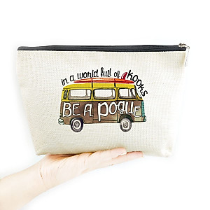 LANBAIHE Pogue Life Merchandise - In A World Full Of Kooks Be A Pogue Zipper Pouch Makeup Bag for Fans (Be A Pogue Makeup bag)