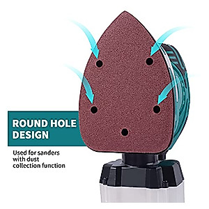 MIDO PROFESSIONAL ABRASIVE 84 PCS Mouse Detail Sander Sandpaper Sanding Paper Assorted 40/60/80/120/180/240/320 Grits